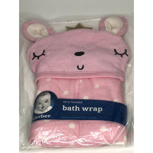 Gerber | Bath, Skin & Hair | Gerber Baby Terry Hooded Bath Towel Wrap ...